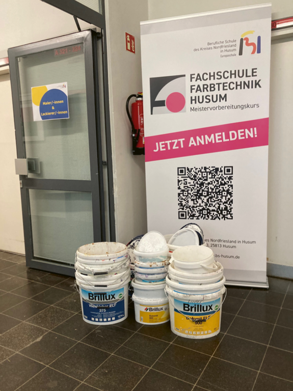 Recycling-Initiative vom Farbhersteller Brillux und der Fachschule für ...